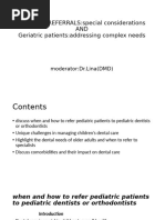 RDHM Referral Procedure Overview | PDF | Prosthodontics | Dentistry