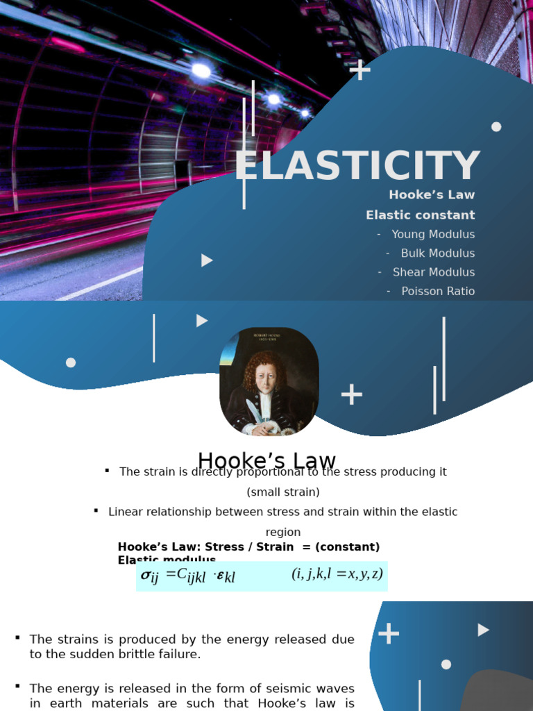 Lecture 2 - Elasticity - Hookes Law | PDF