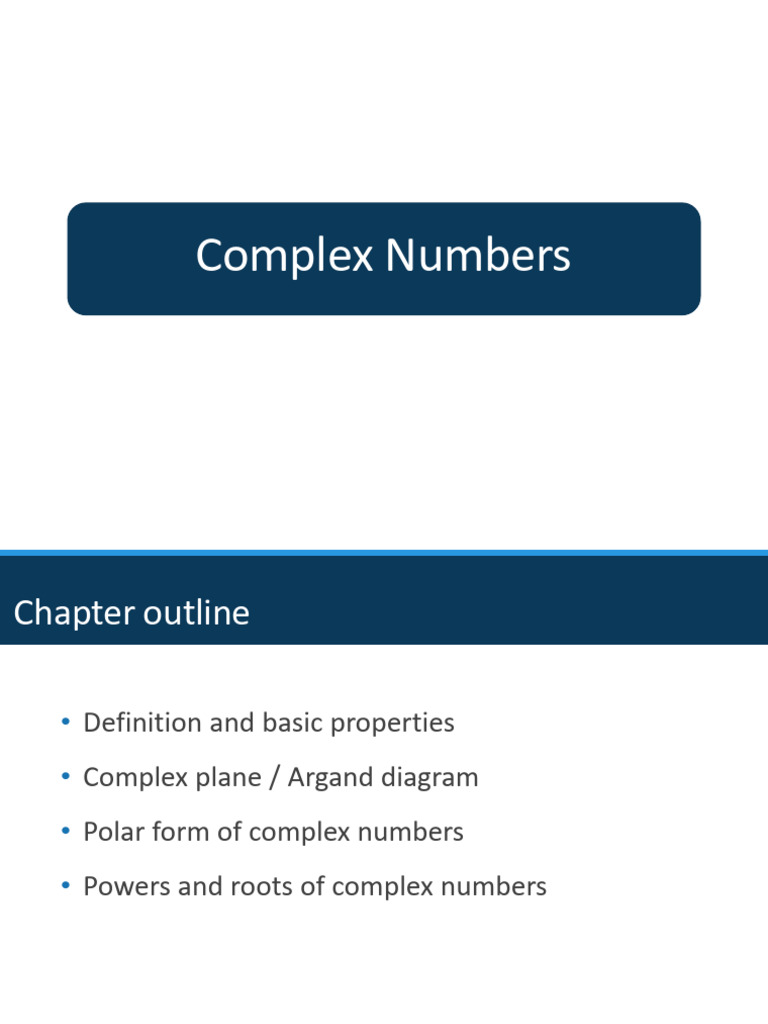CA1 - Complex Numbers - Annotated 241022 Final | PDF | Complex Number | Multiplication