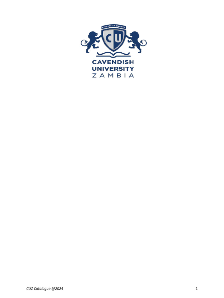 Cavendish University Courses & Fees 2024 | PDF | Bachelor's Degree ...