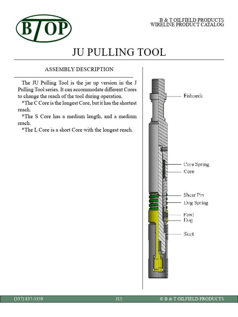 Wireline JU Pulling Tool | PDF