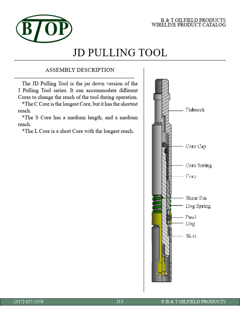 Wireline JD Pulling Tool | PDF