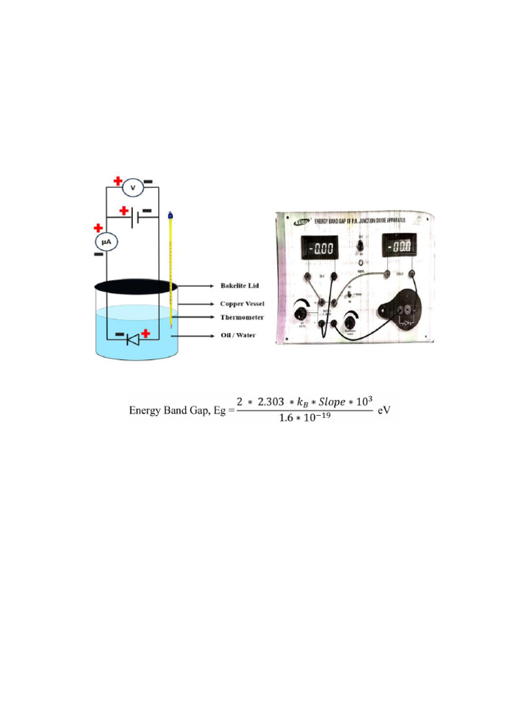 Energy Band Gap of A Semiconductor (EP Lab) | PDF | Diode | Electronic ...