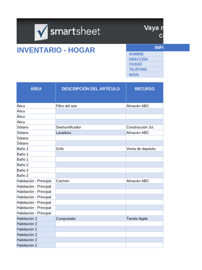 Home Inventory Template | PDF | Apple Inc.