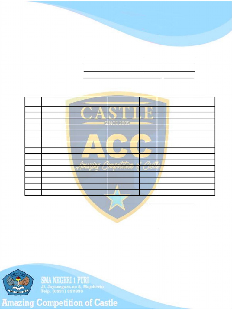 FORMULIR FUTSAL ACC 2024 | PDF