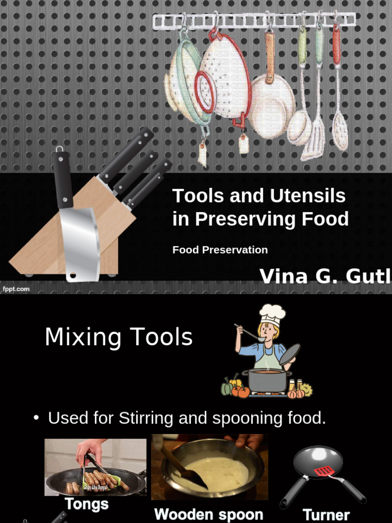 Essential Tools for Food Preservation | PDF