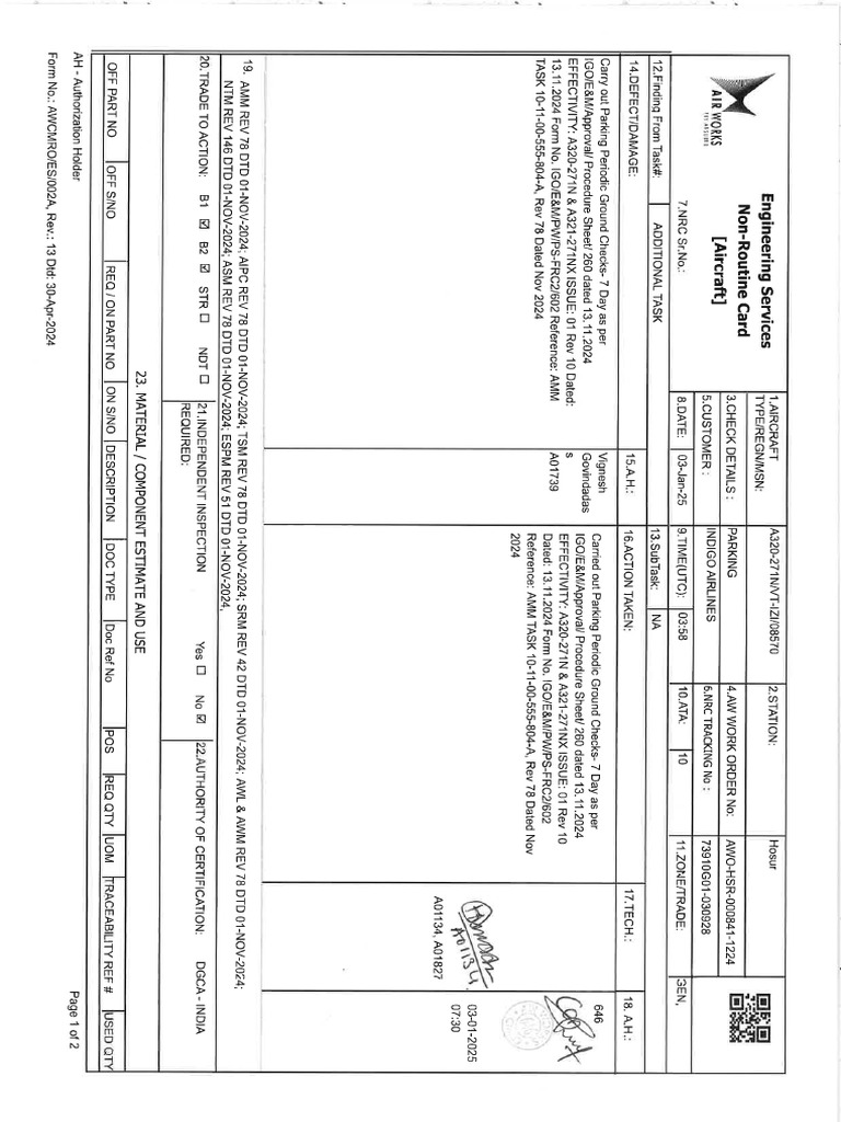 Parking Periodic Ground Check Sch. Vt-Izi | PDF