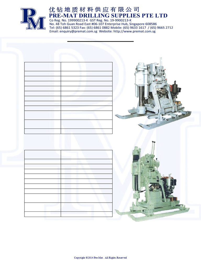 Boring Machines: D90R and D45 Models | PDF