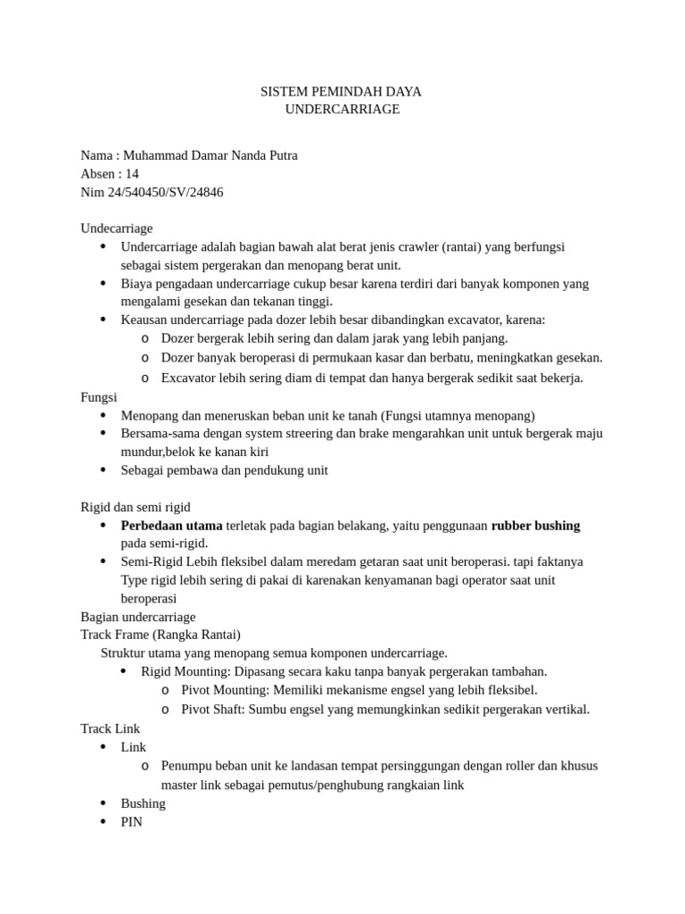 Resume_Pemindah Daya_Muhammad Damar Nanda Putra_AB2 | PDF