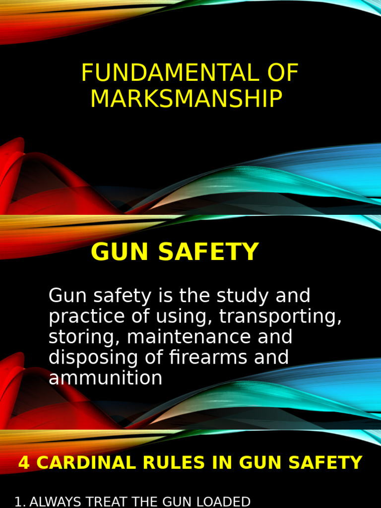 Marksmanship WK 3 Edited | PDF | Trigger (Firearms) | Breathing