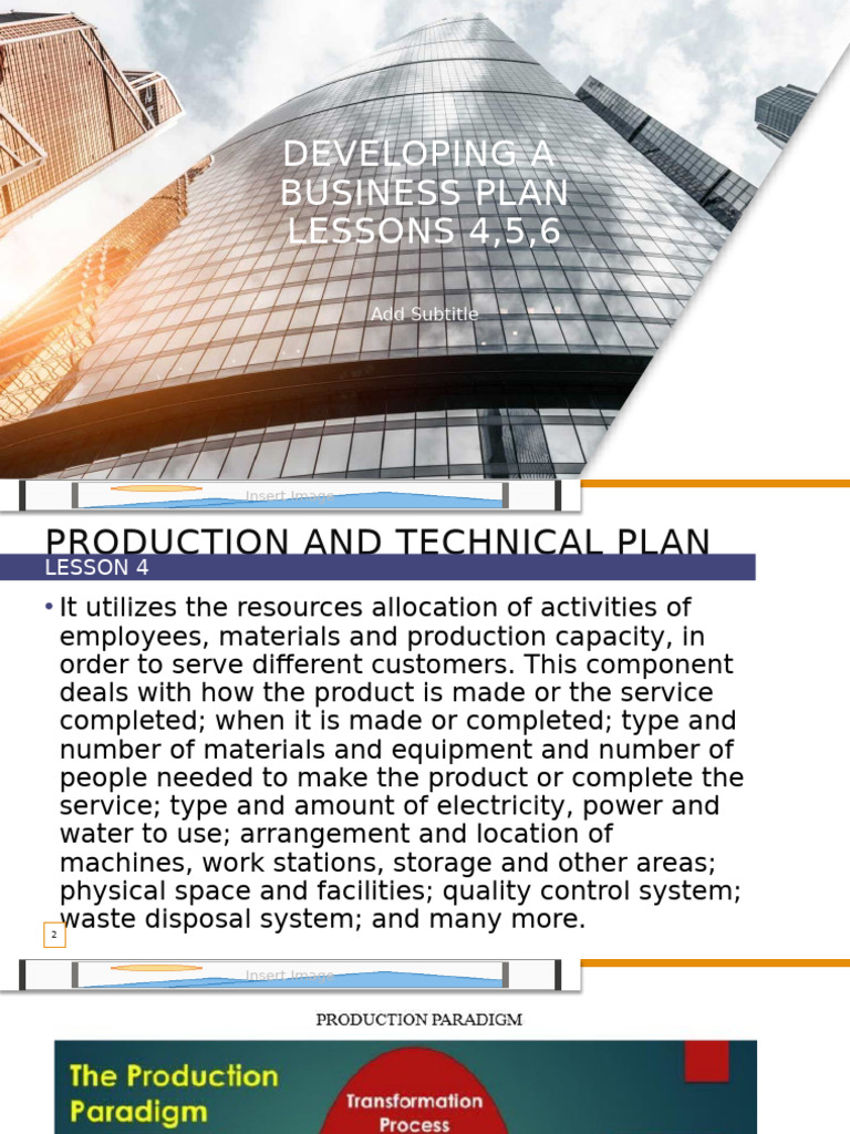 Developing A Business Plan Lesson 456 | PDF | Beer | Brewing