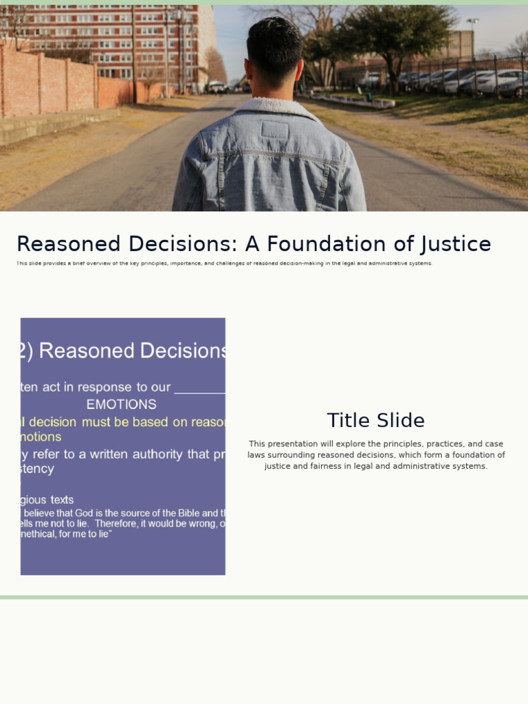Beautiful - Ai - Reasoned Decisions A Foundation of Justice | PDF