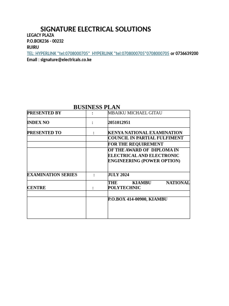 Mbaiku Michael Gitau - 2051012951 | PDF