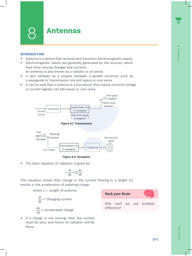 Antennas | PDF | Antenna (Radio) | Electromagnetic Radiation
