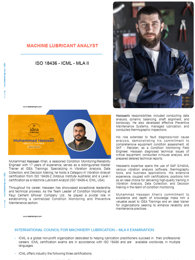 Machine Lubricant Analysis - MLA II | PDF | Lubricant | Oil