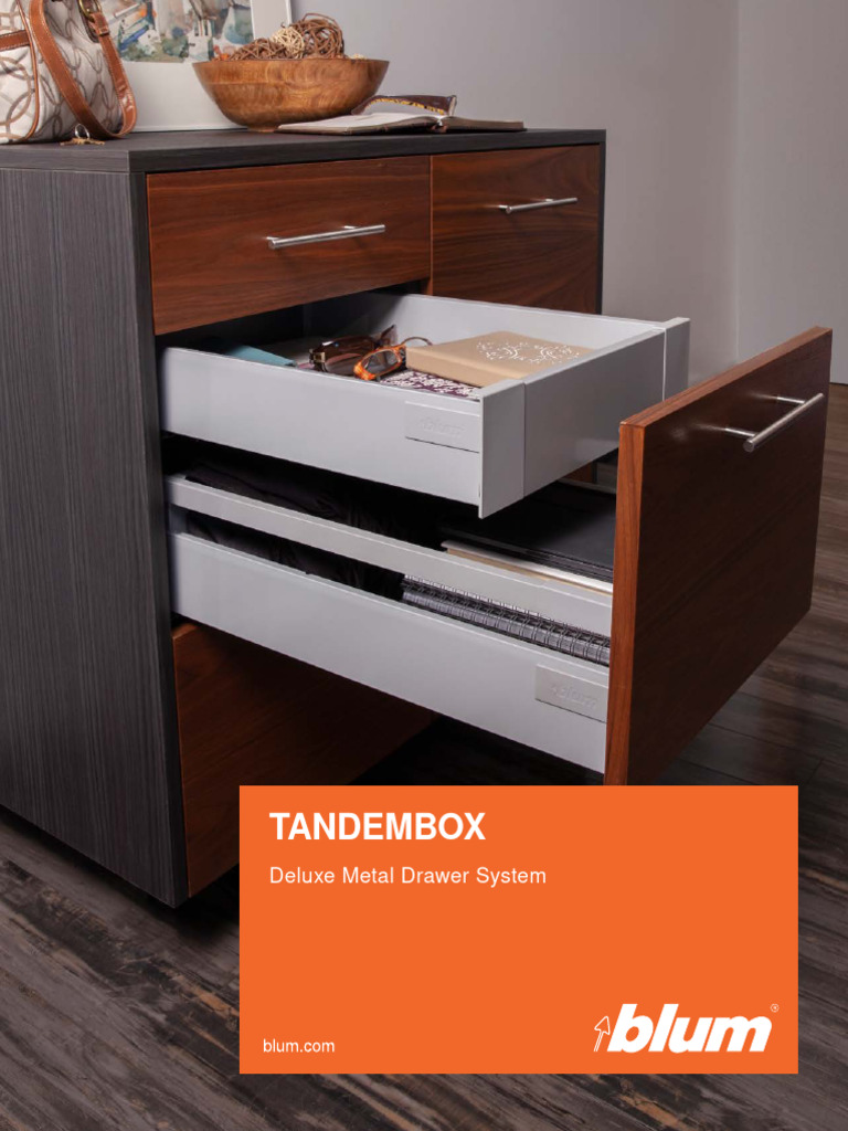 Blum TANDEMBOX Drawer System Overview | PDF | Screw | Length