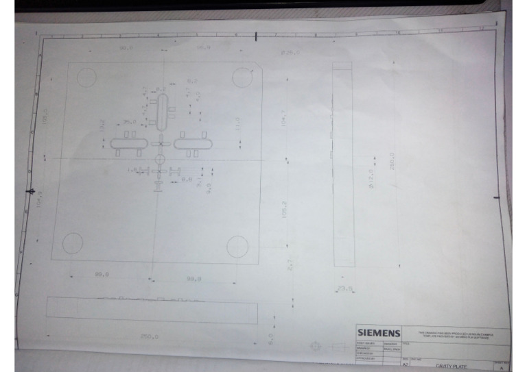 158 Cavity Plate Drafting | PDF