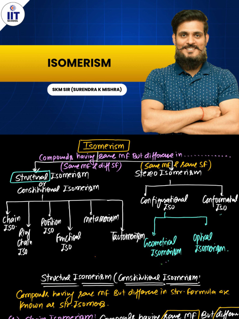 Structural Isomerism - L-01 (Class Notes) - Structural Isomerism | PDF