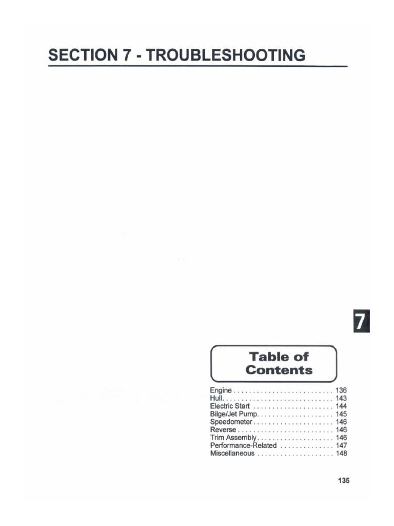 94 Tigershark Manual Section 7 | PDF