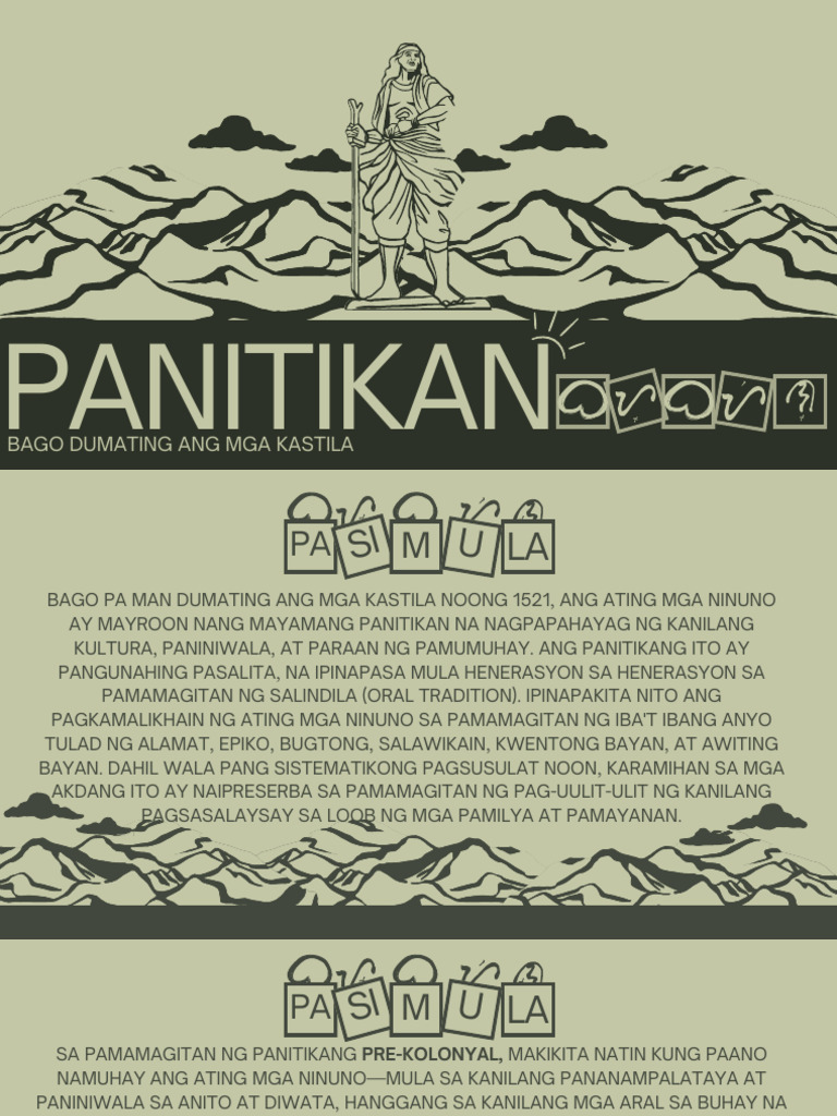Panitikan 1 | PDF