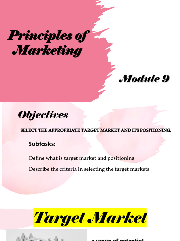 Principles of Marketing - MODULE 9 Q3 | PDF | Marketing | Brand