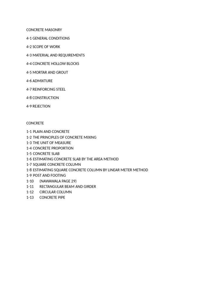 Concrete Masonry | PDF