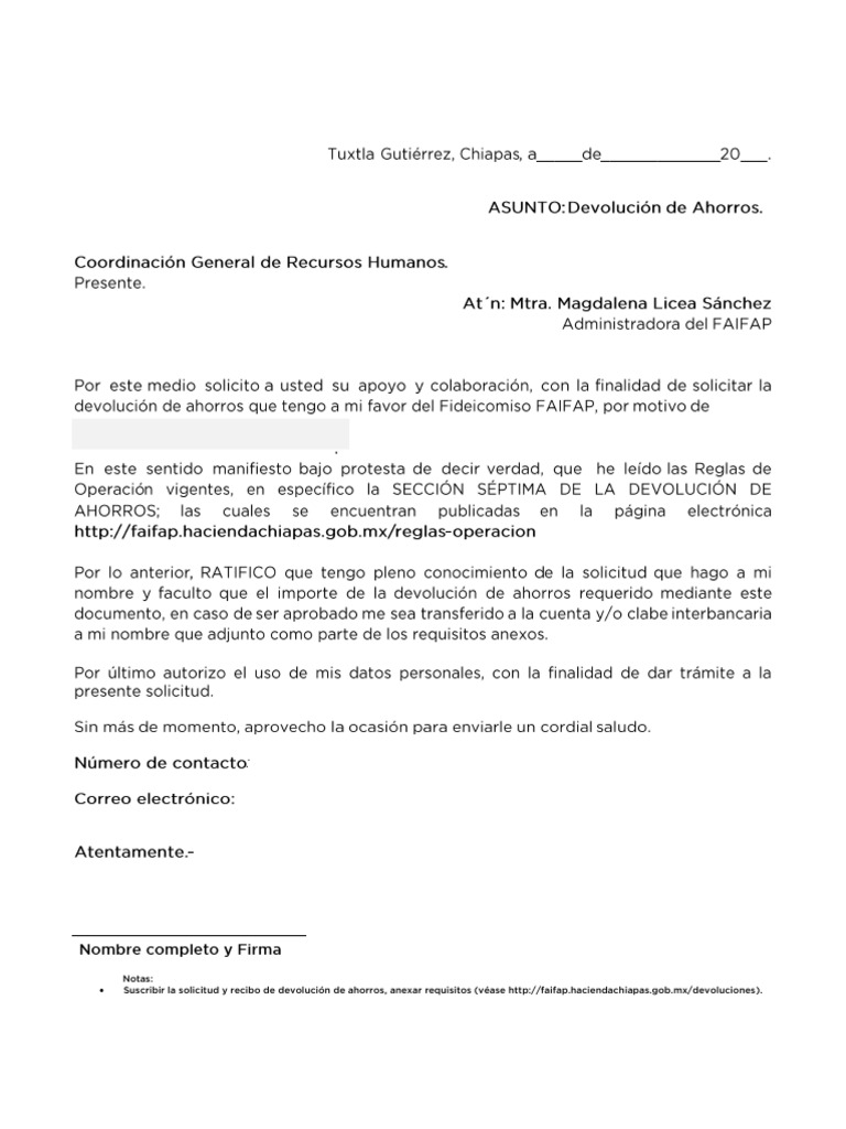 escrito-devolucion-renuncia | PDF