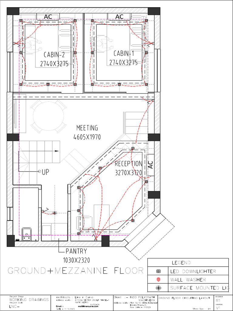 Indopolygraph Office Ground Floor Circuit Plan | PDF