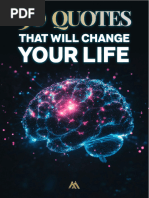 100 Qoutes That Will Change Your Life Book | PDF | Mindset | Love
