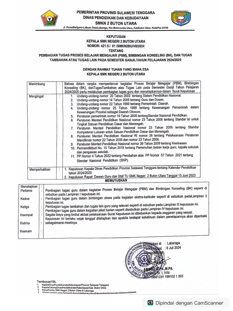 Tugas Tambahan Lain | PDF