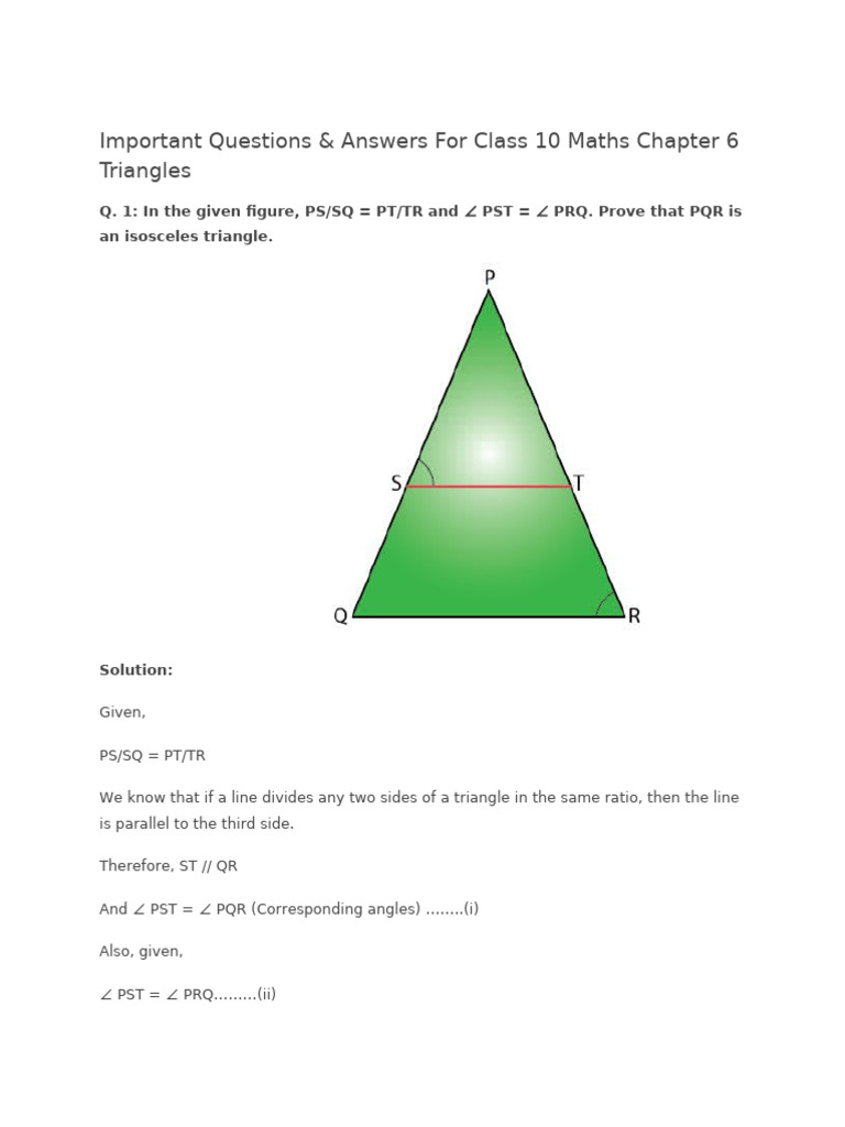 Triangles | PDF | Triangle | Geometry