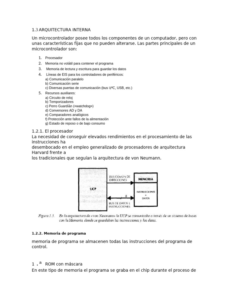 MICROCONTROLADORES 1.3A YB | PDF | Microcontrolador | Almacenamiento de ...