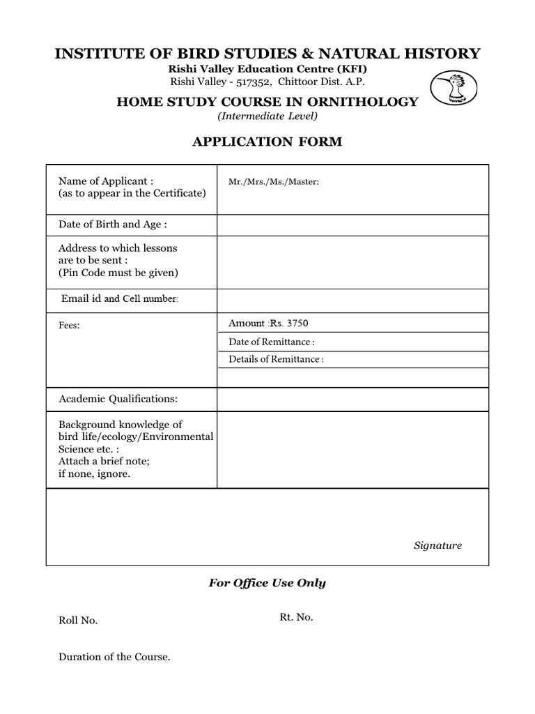 Bird A Form New | PDF