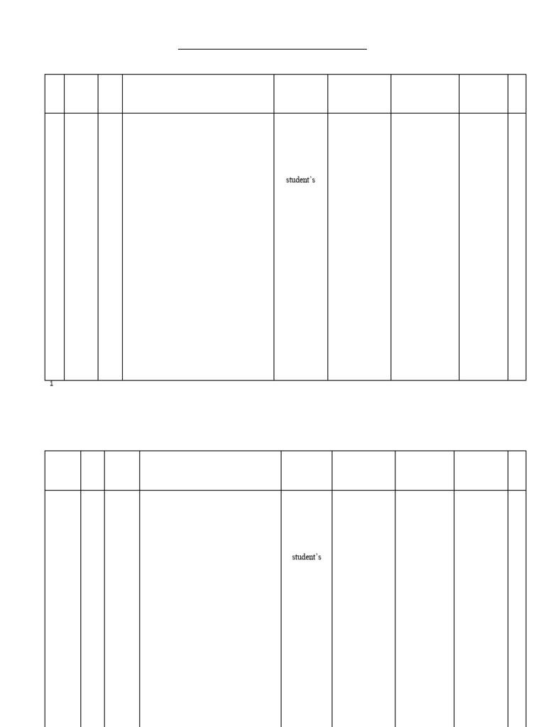 Grade5 - Yearly - Plan (Second Term) | PDF | Force | Science