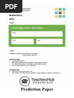 Year 9 Checkpoint Maths Practice Papers | PDF | Mathematics | Function ...
