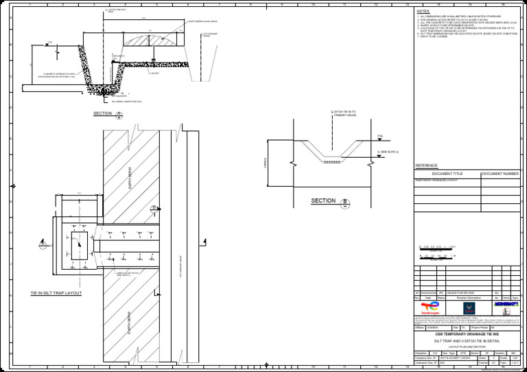 Temporary Drain Tie in Details CSB | PDF | Soil Science | Soil