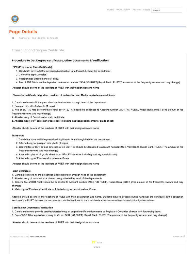 RUET-Rajshahi University of Engineering & Technology | PDF | Higher ...