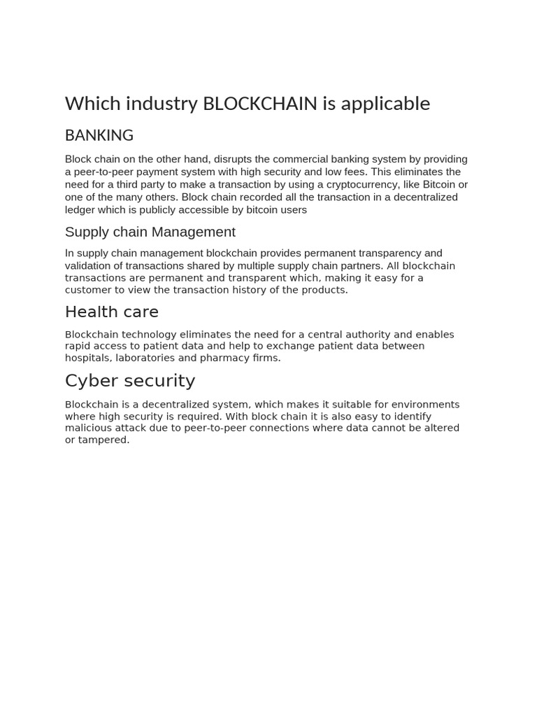 Block Chain | PDF