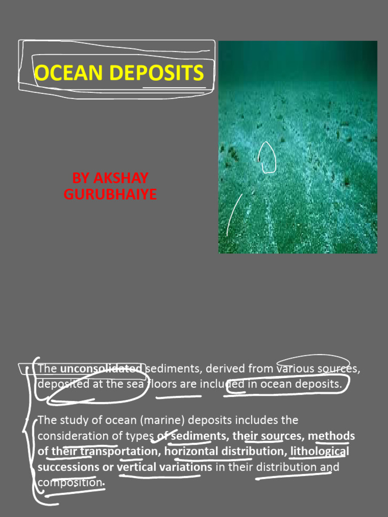 Understanding Ocean Deposits and Their Types | PDF | Seabed ...