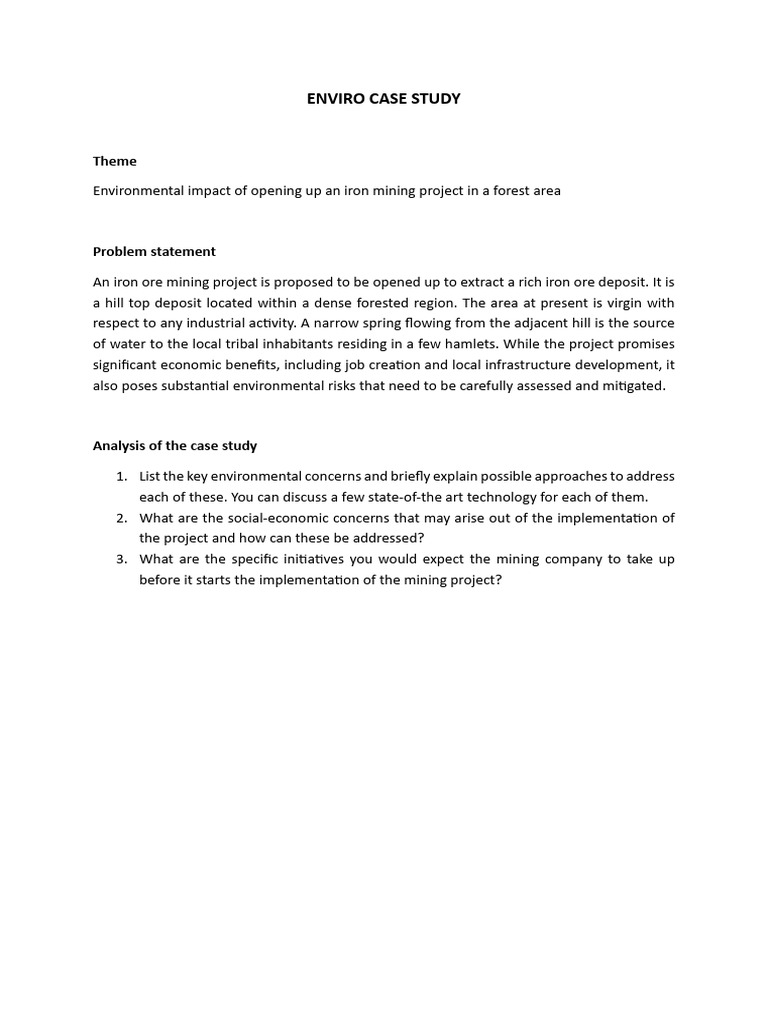 Enviro Case Study | PDF