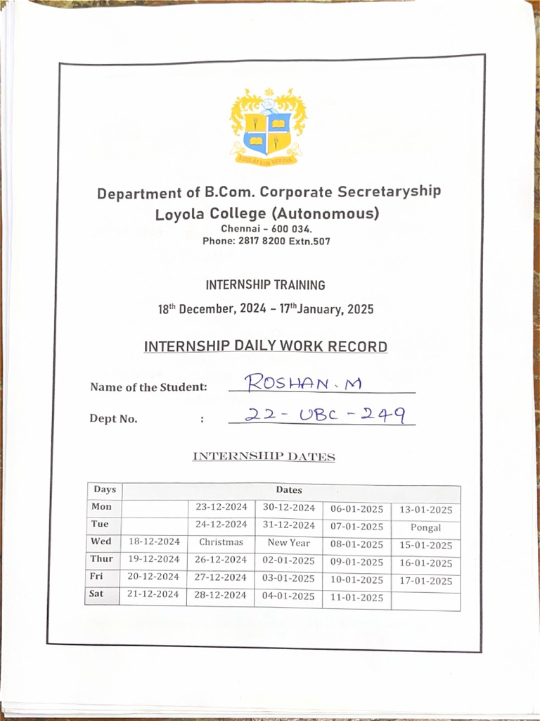 249 Work Sheet | PDF