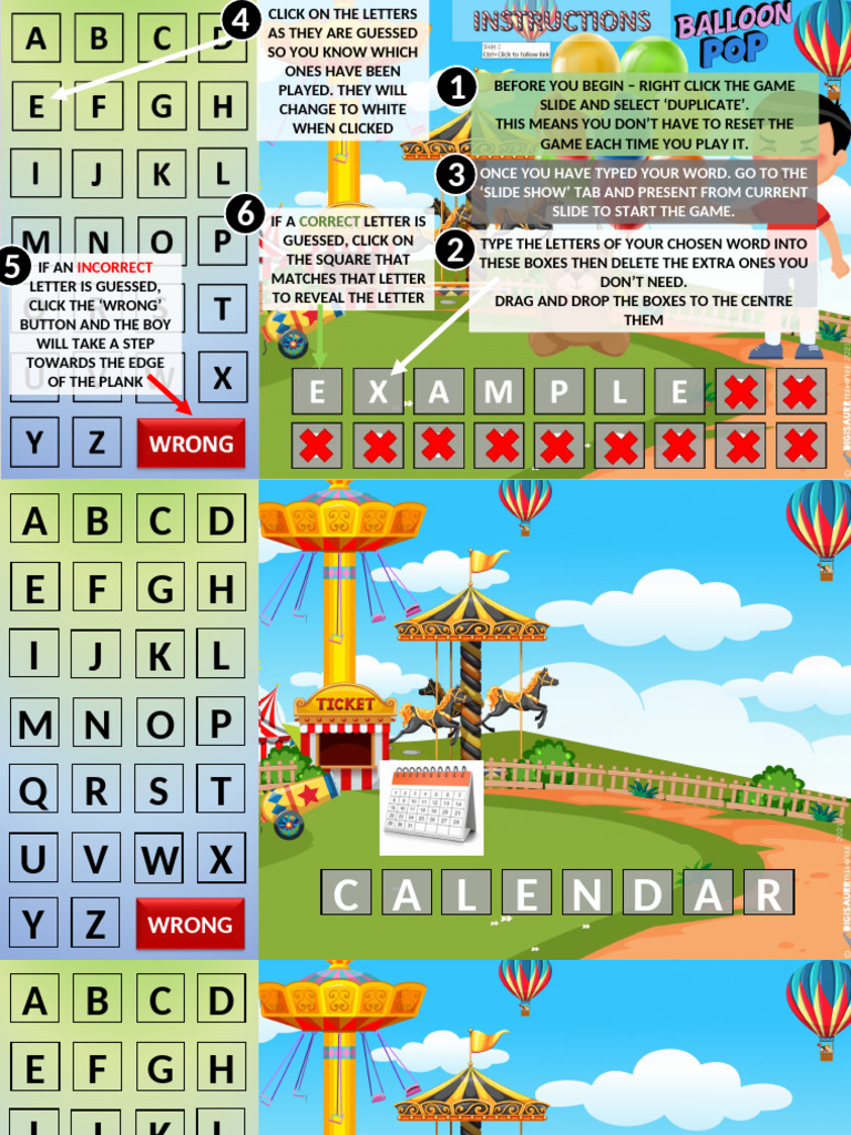 Balloon Pop - Lesson 4 | PDF