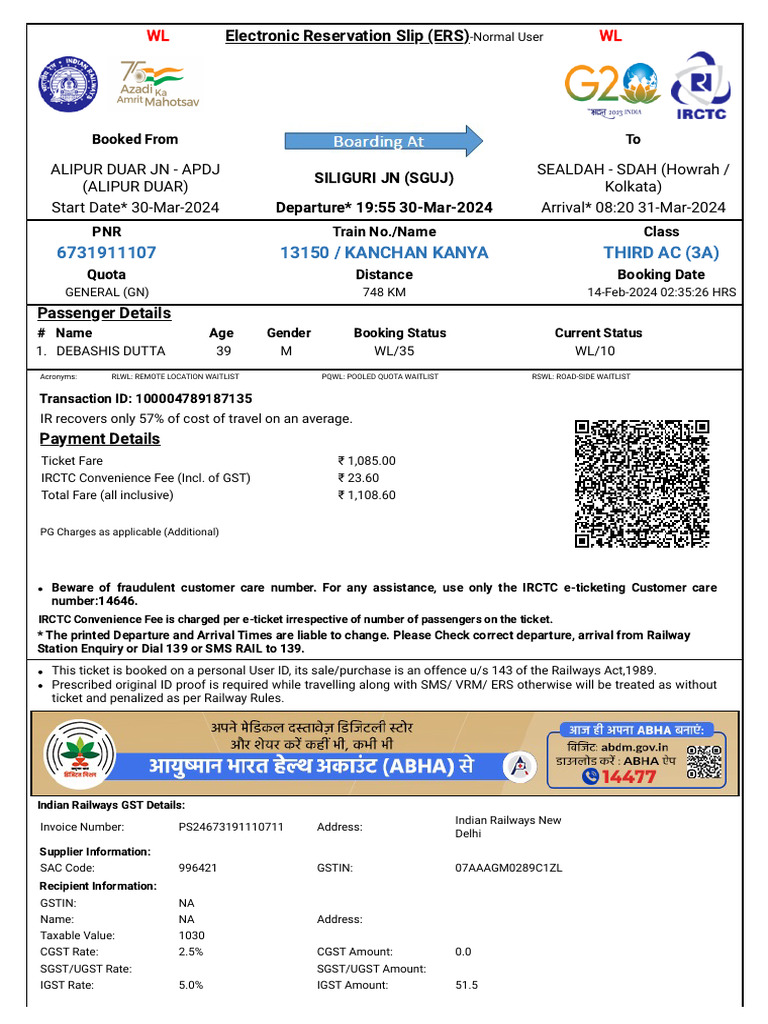 Return Ticket Debashis Dutta | PDF | Identity Document