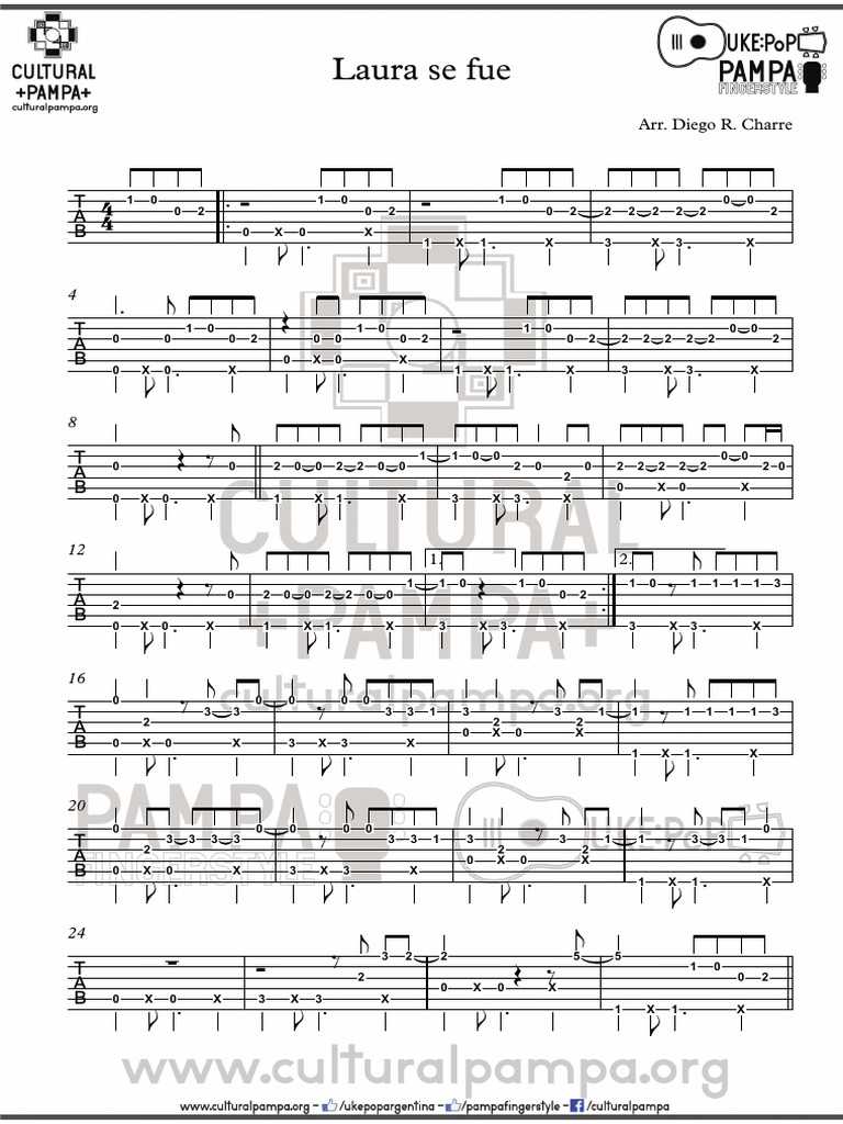 Laura Se Fue TAB | PDF
