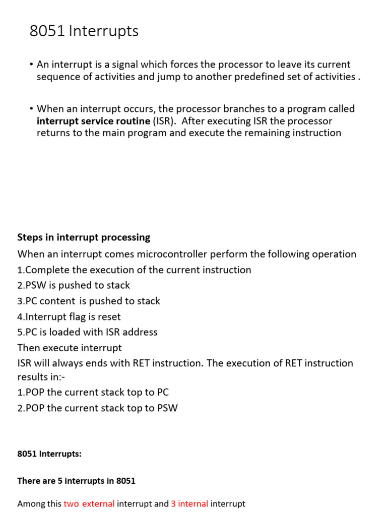 Mod3 Interrupts Timers | PDF | Digital Electronics | Office Equipment
