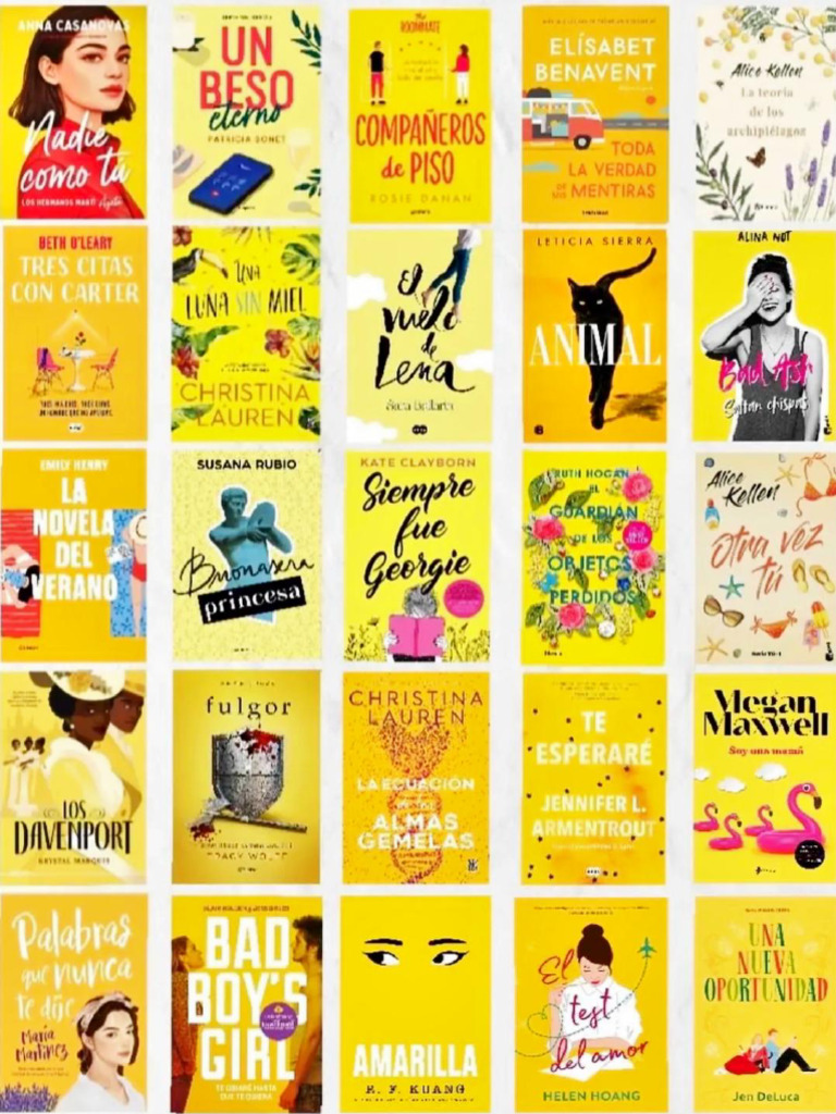 Libros Con Portadas Amarillas | PDF