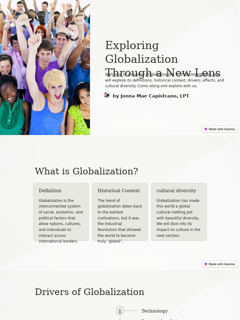 Exploring Globalization Through a New Lens | PDF | Globalization ...