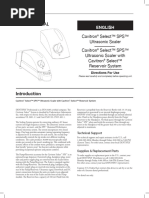 User Manual For Dentsply Cavitron Plus Ultrasonic Scaler | PDF