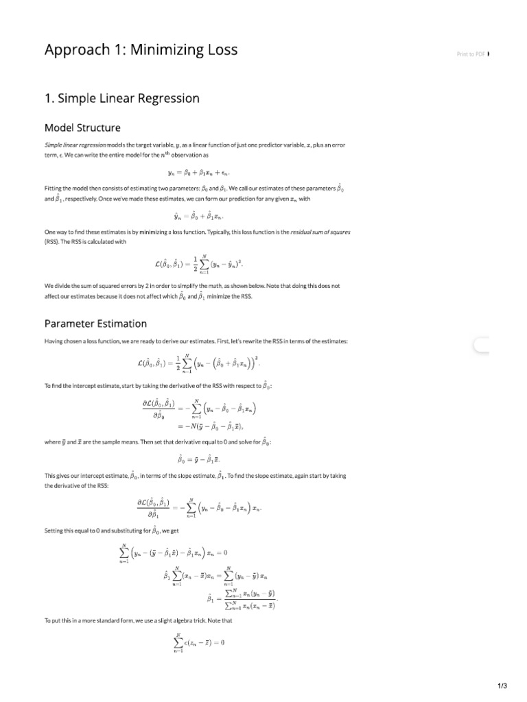 Minimizing Ls | PDF
