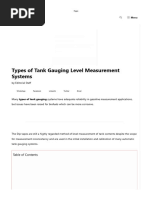 Tank Bridle Level Measurement | PDF | Instrumentation | Radar